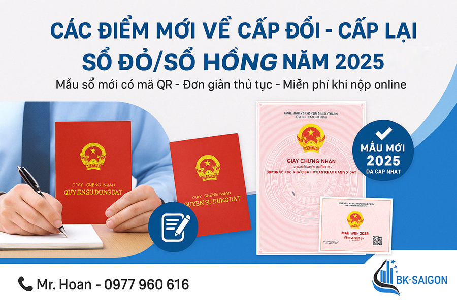 Các Điểm Mới Của Luật Đất đai 2024 Về Cấp Đổi, Cấp Lại Sổ Đỏ/Sổ Hồng