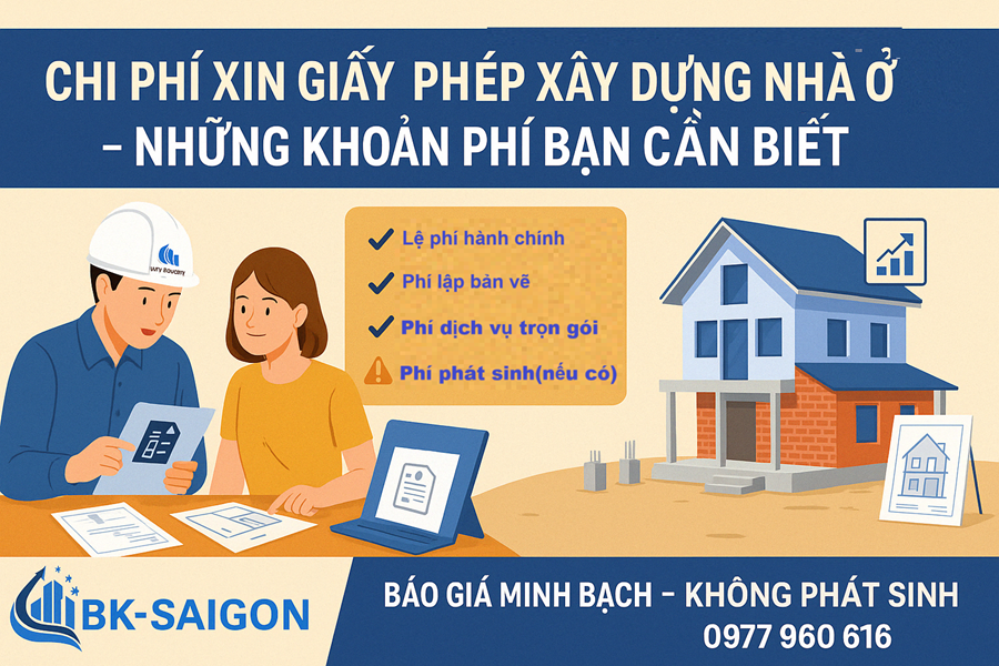 Chi Phí Xin Giấy Phép Xây Dựng Nhà Ở Những Khoản Phí Bạn Cần Biết